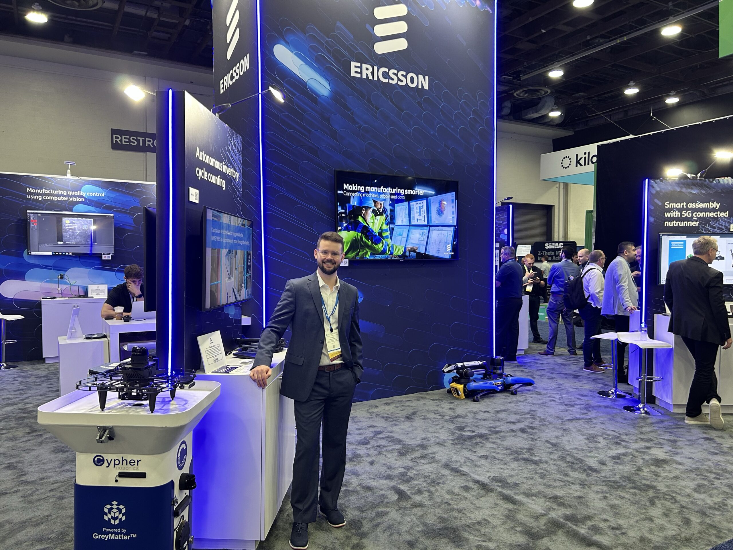 Ericsson Cypher Robotics Take The Stage At Detroits Automate Indro