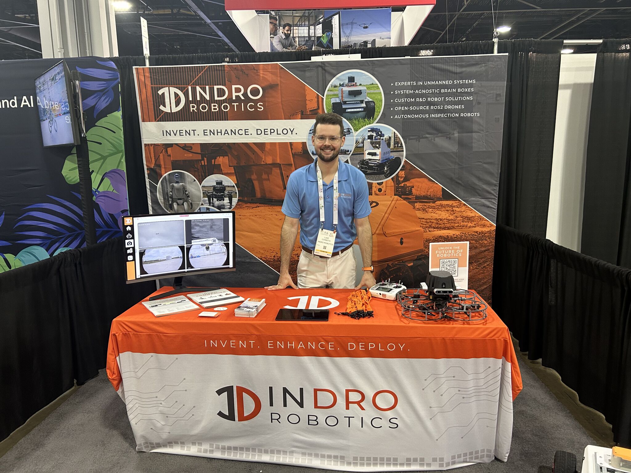 InDro on the road: Four major conferences - InDro Robotics